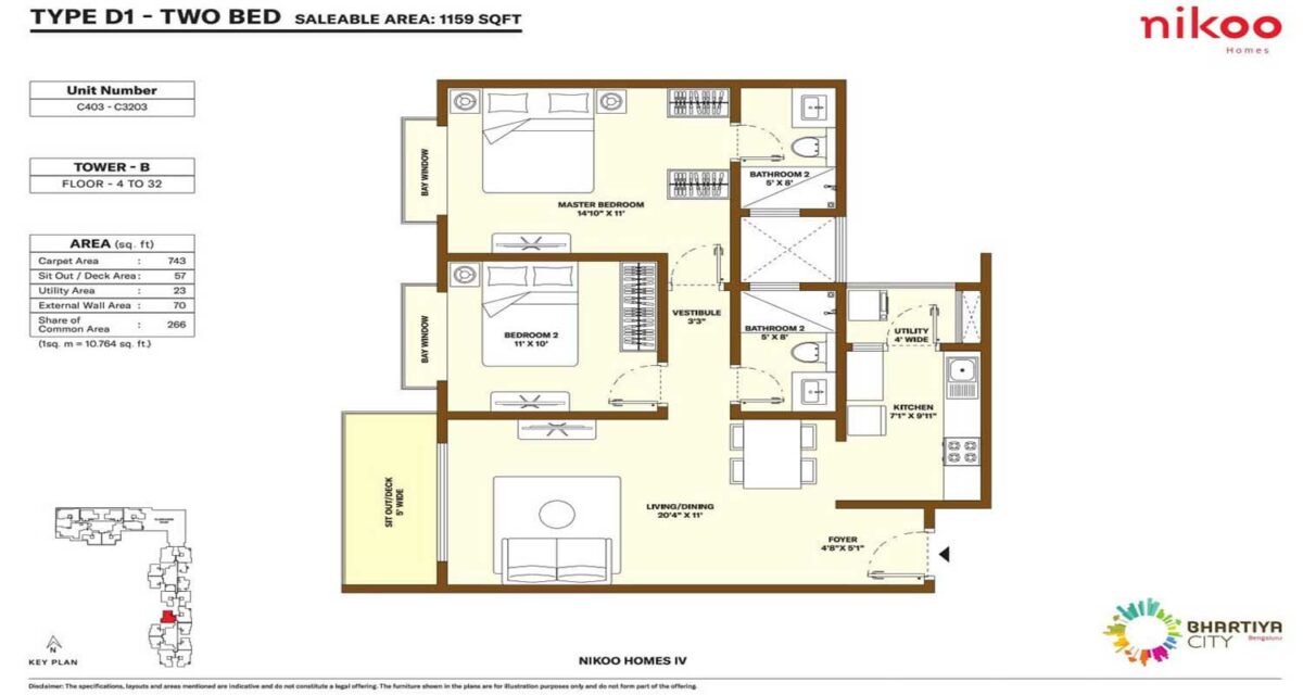 Bhartiya City Nikoo Homes 5 Apartments Sale Price Bangalore